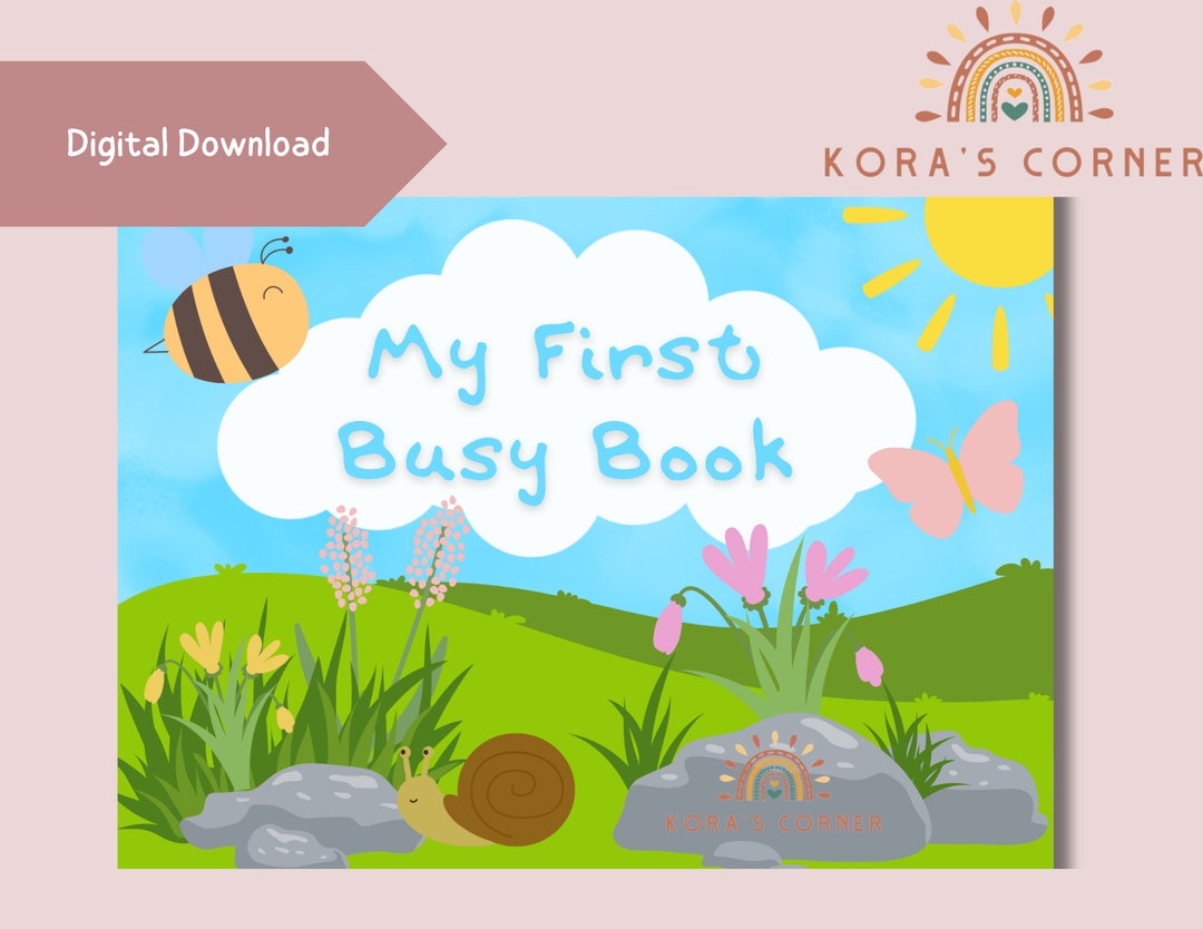 Nature Busy Book Printable, Preschool Activities, Kids Quiet Book ...