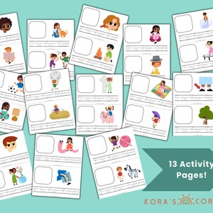 ABC Writing Book Printable, Preschool Activities, Kids Learning Book ...