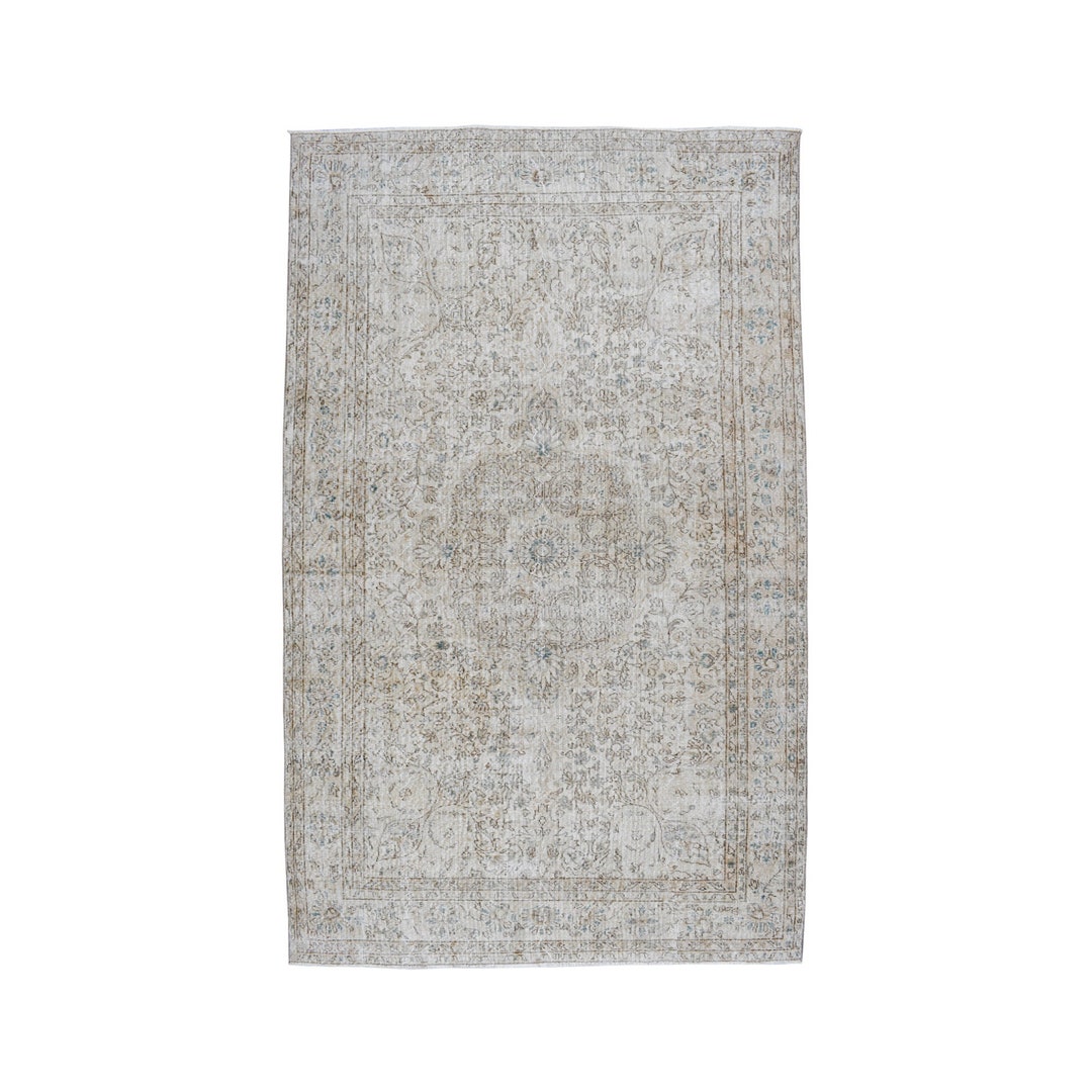 Vintage Rug, Turkish Rug, 7x12 Oversize Rugs, Decorative Oushak Rug ...