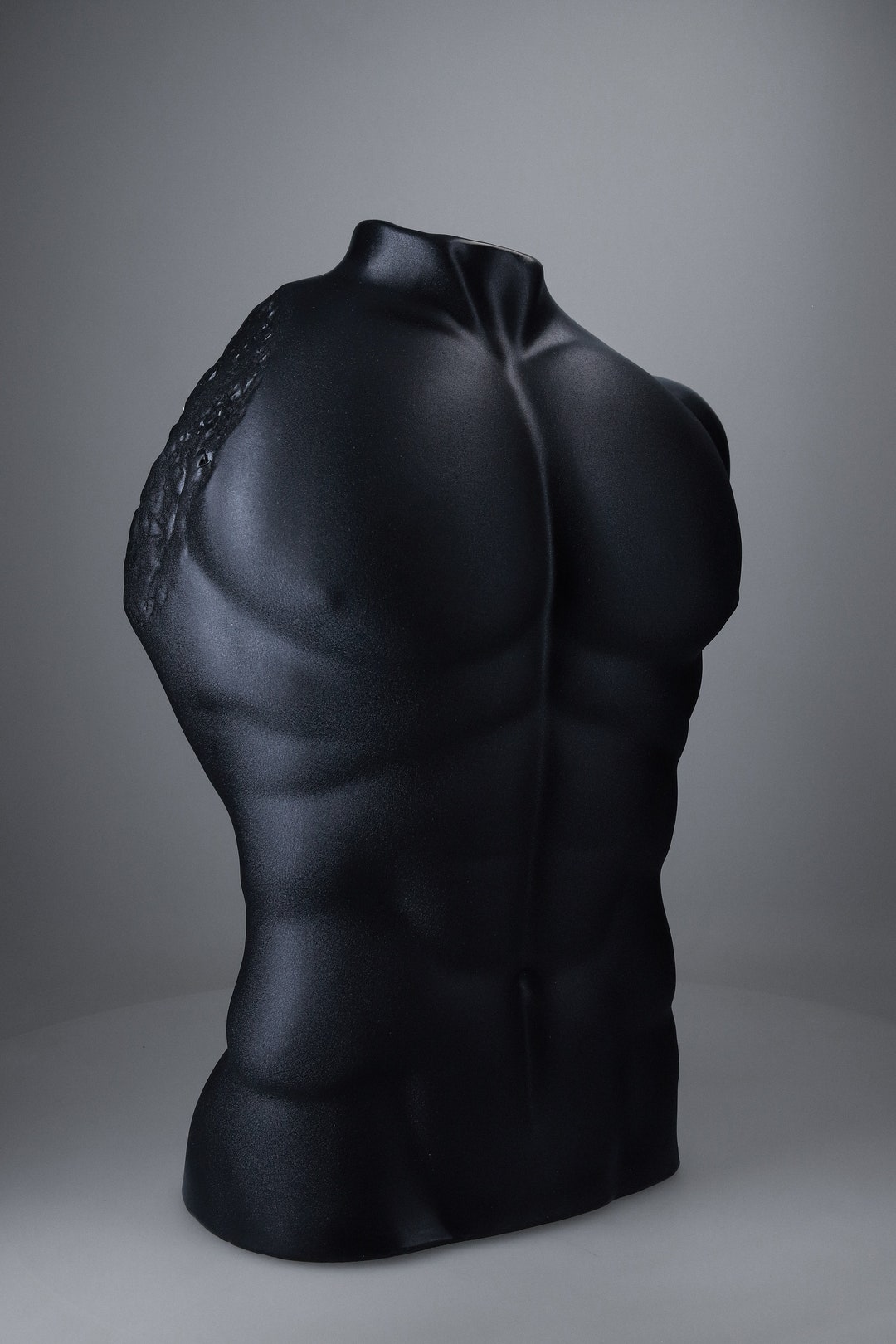 Male Torso Sculpture Ceramic Art, Male Bust Statue, Bohemian Home Decor ...