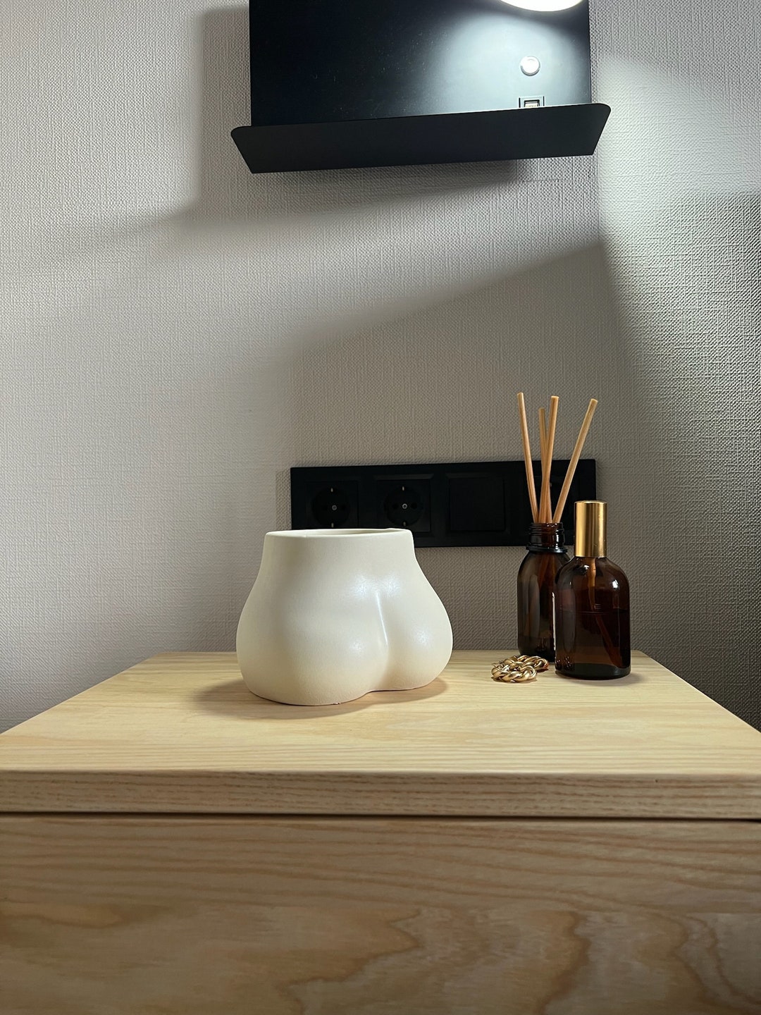 Cute Makeup Holder, Booty Vase, Bum Vase, Creative Ceramic Art, Booty ...