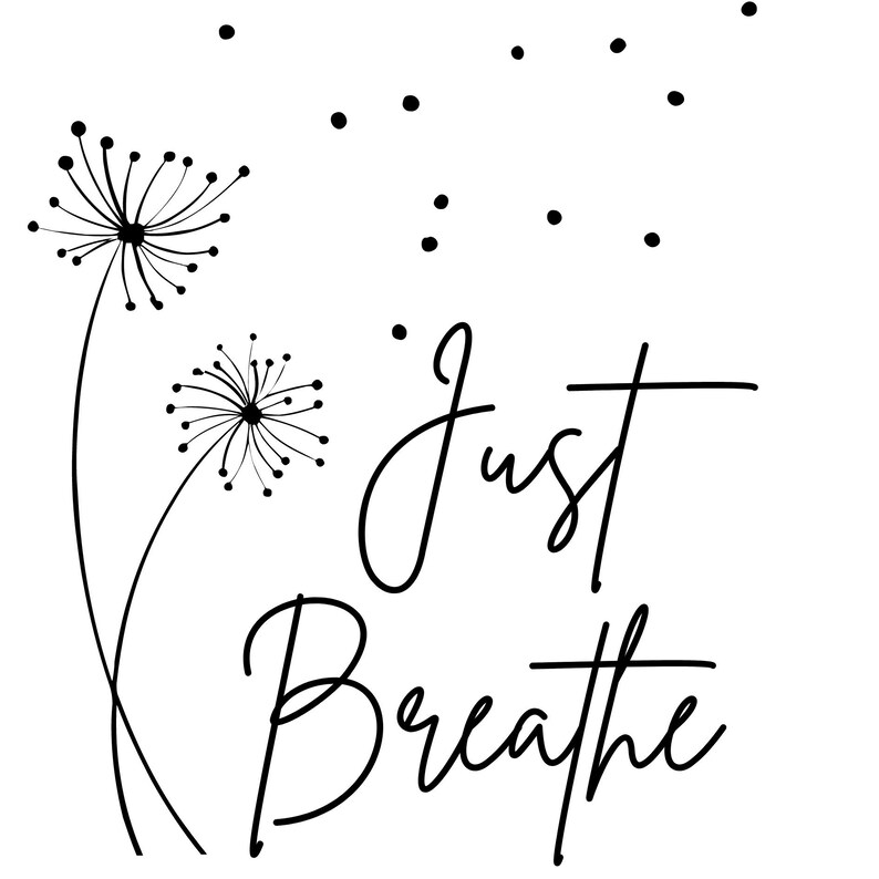 Just Breathe Bundle SVG/PNG/JPEG - Etsy
