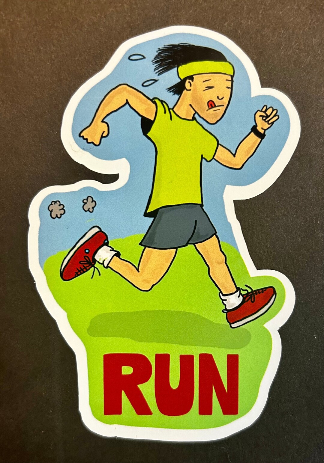 Running Man Sticker, 2.5 X 4 - Etsy