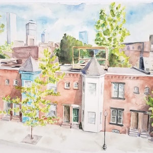 Custom House Watercolor Painting, Home Portrait, Housewarming Gift - Etsy
