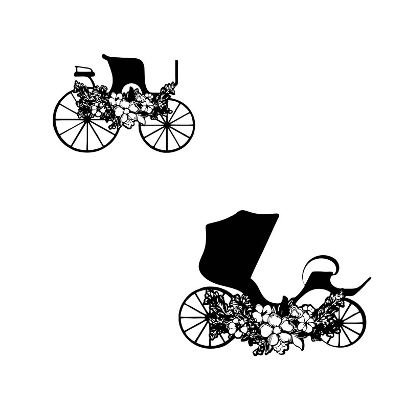 Carriage Svg Bundle, Horse Carriage Clipart, Cinderella Carriage Vector ...