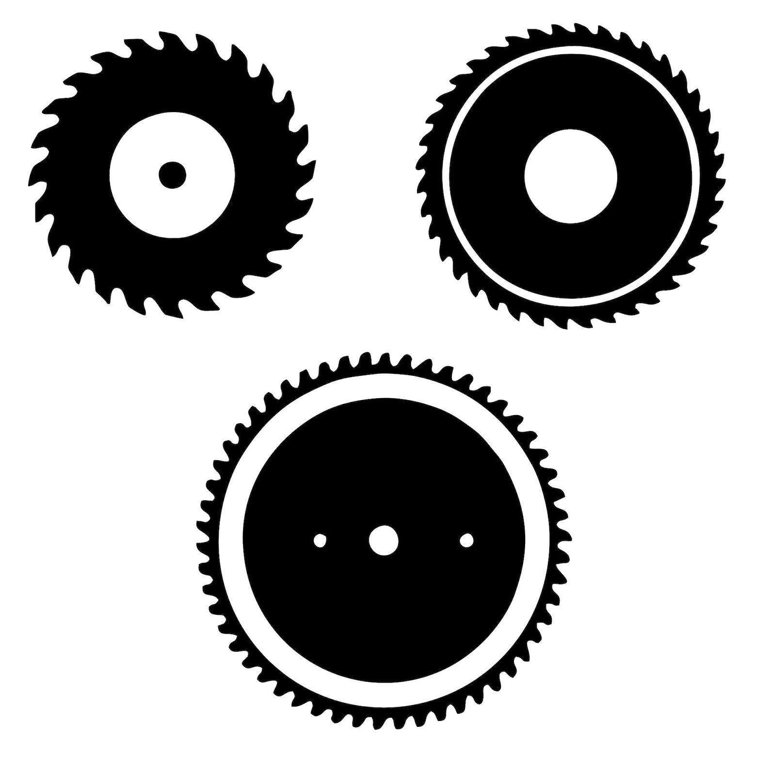 Saw Blade Svg Bundle, Saw Blade Clipart, Blade Vector, Saw Blade Decal ...