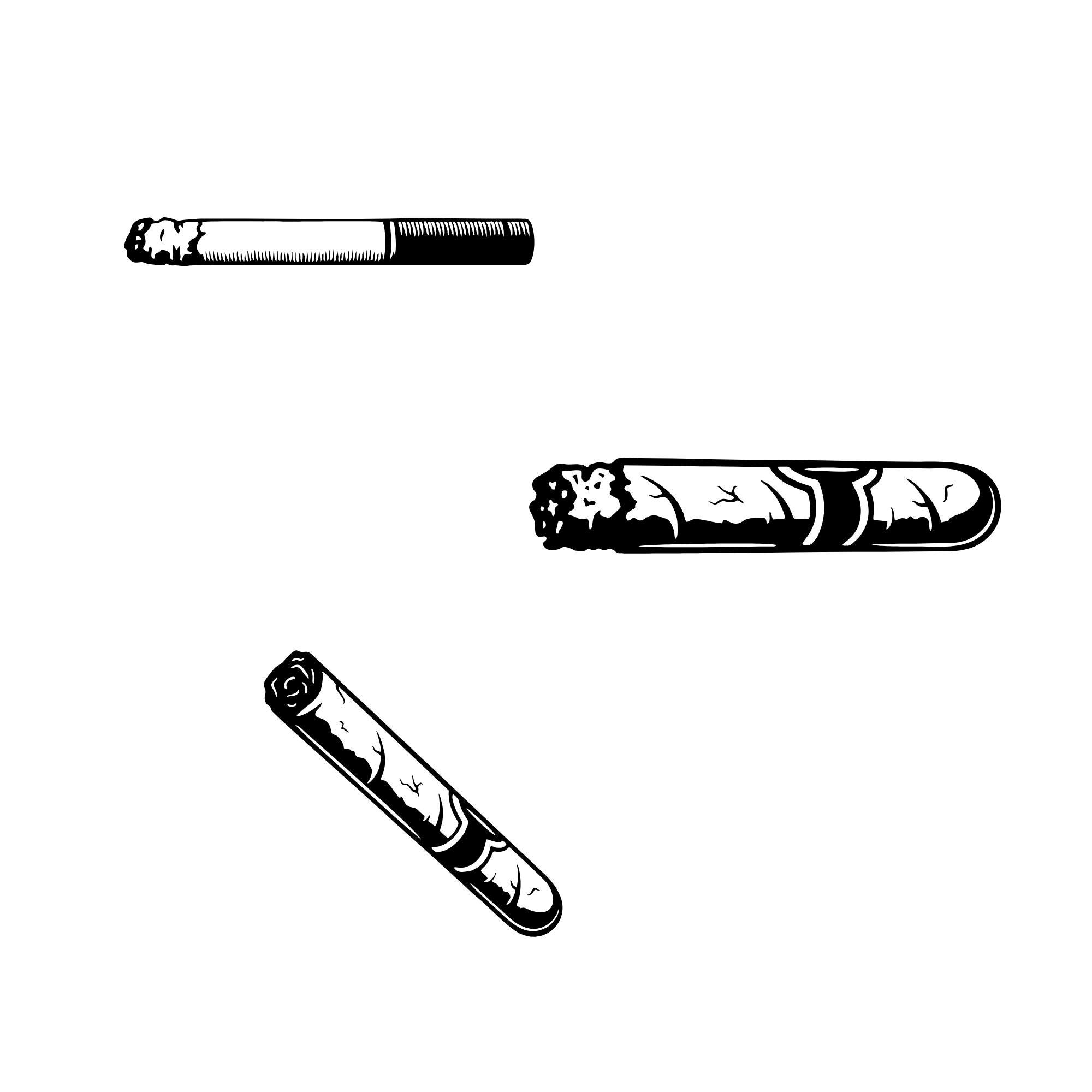 Cigar Svg Bundle, Smoke Clipart, Tobacco Vector, Cigar Decal, Cigar ...