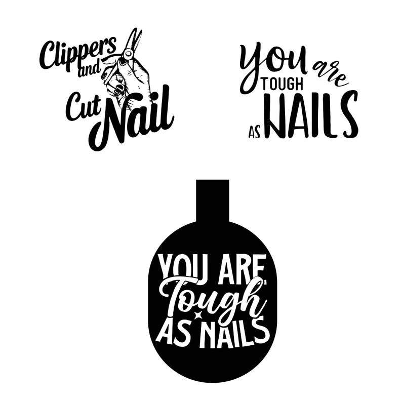 Nail Tech Life Svg Bundle, Makeup Clipart, Salon Life Vector, Nail ...