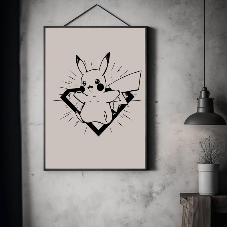 Pikachu svg, Clipart de Pokémon, Lindo vector de Pikachu, Calcomanía de Pikachu, Archivos de ...
