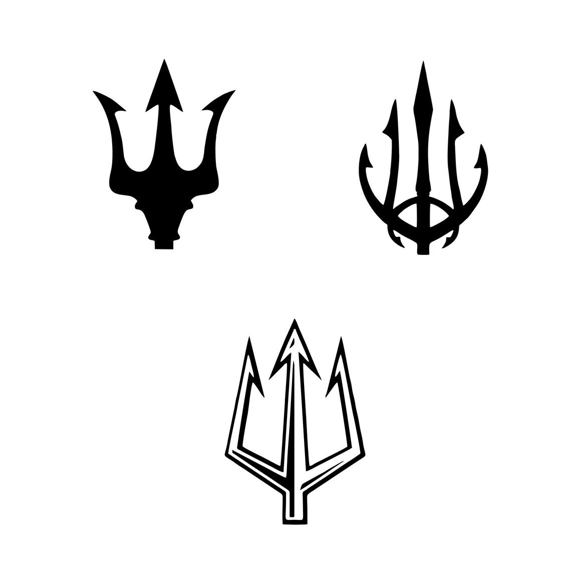 Trident Svg Bundle, Harpoon Clipart, Spear Vector, Tool Decal, Trident ...