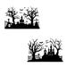 Halloween Scene Svg Bundle, Halloween Clipart, Spooky Scenes Vector ...