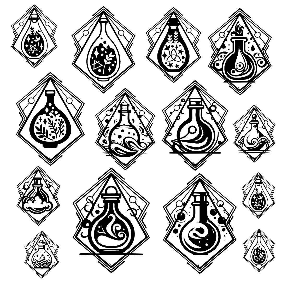 Alchemy Svg Bundle, Alchemy Designs Clipart for Cricut, Alchemy Vector ...