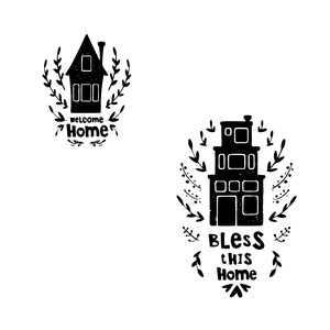 Little House Svg Bundle, Roof House Clipart, House Outline Vector, Tiny ...