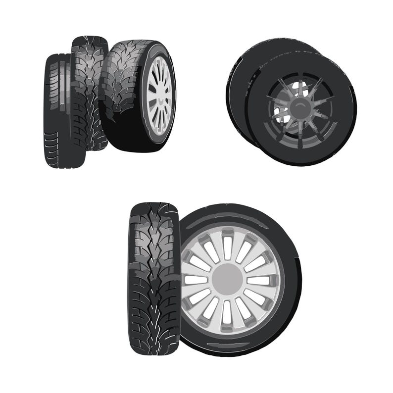 Wheels Svg Bundle, Tires Clipart, Car Wheel Vector, Wheels Decal ...