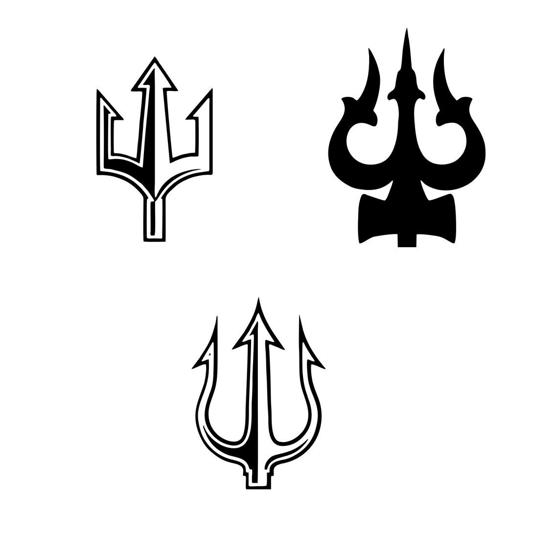 Trident Svg Bundle, Harpoon Clipart, Spear Vector, Tool Decal, Trident ...