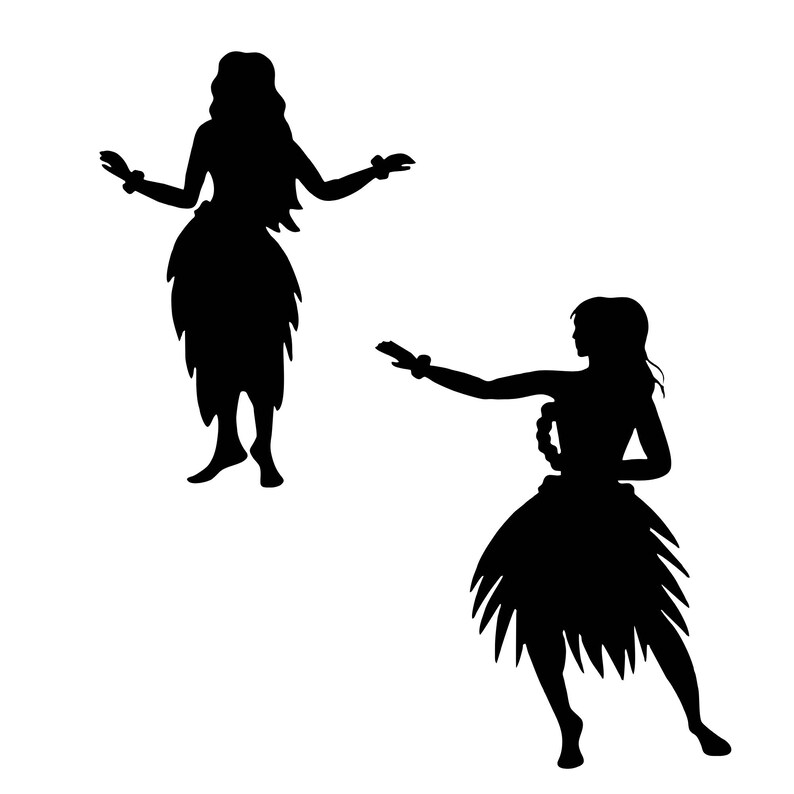 Hula Dancer Svg Bundle, Hawaiian Dancer Clipart, Dancer Vector, Hula ...