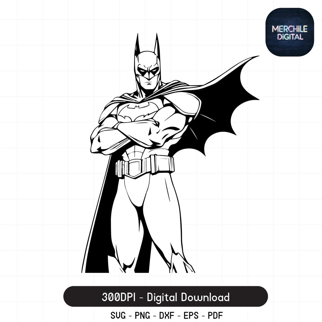 Superhero SVG, Superhero Cut File, Superhero Silhouette, Printable ...