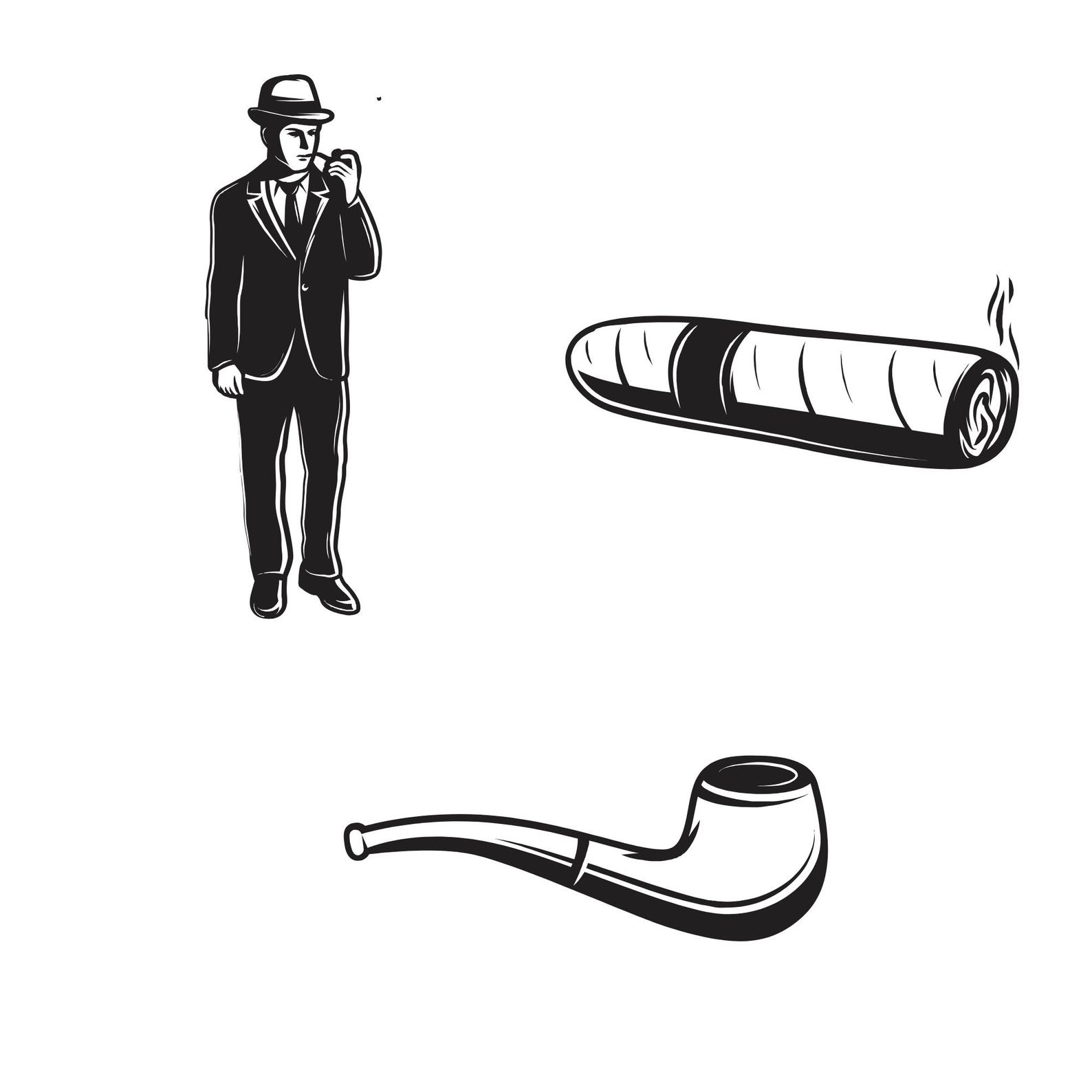 Gentleman Svg Bundle, Mens Accessories Clipart, Old Fashion Vector ...