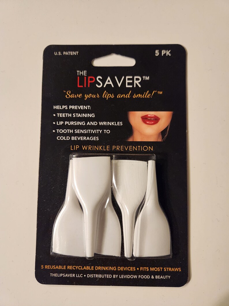 The Lip Saver Reusable Straw Attachment Save Your Lips and Smile ...