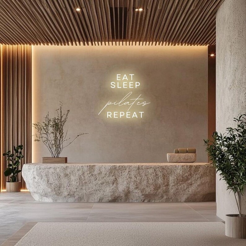 Custom Neon Sign | Neon Sign | Yoga Sign | LED Neon Light| Neon Pilates ...