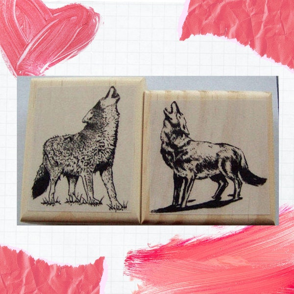 Wolf Stamp - Etsy