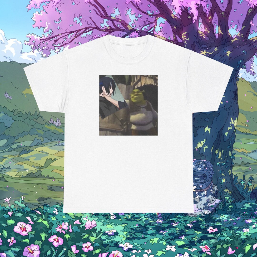 Shrek Sasuke Naruto and Shrek T Shirt Lmao - Etsy