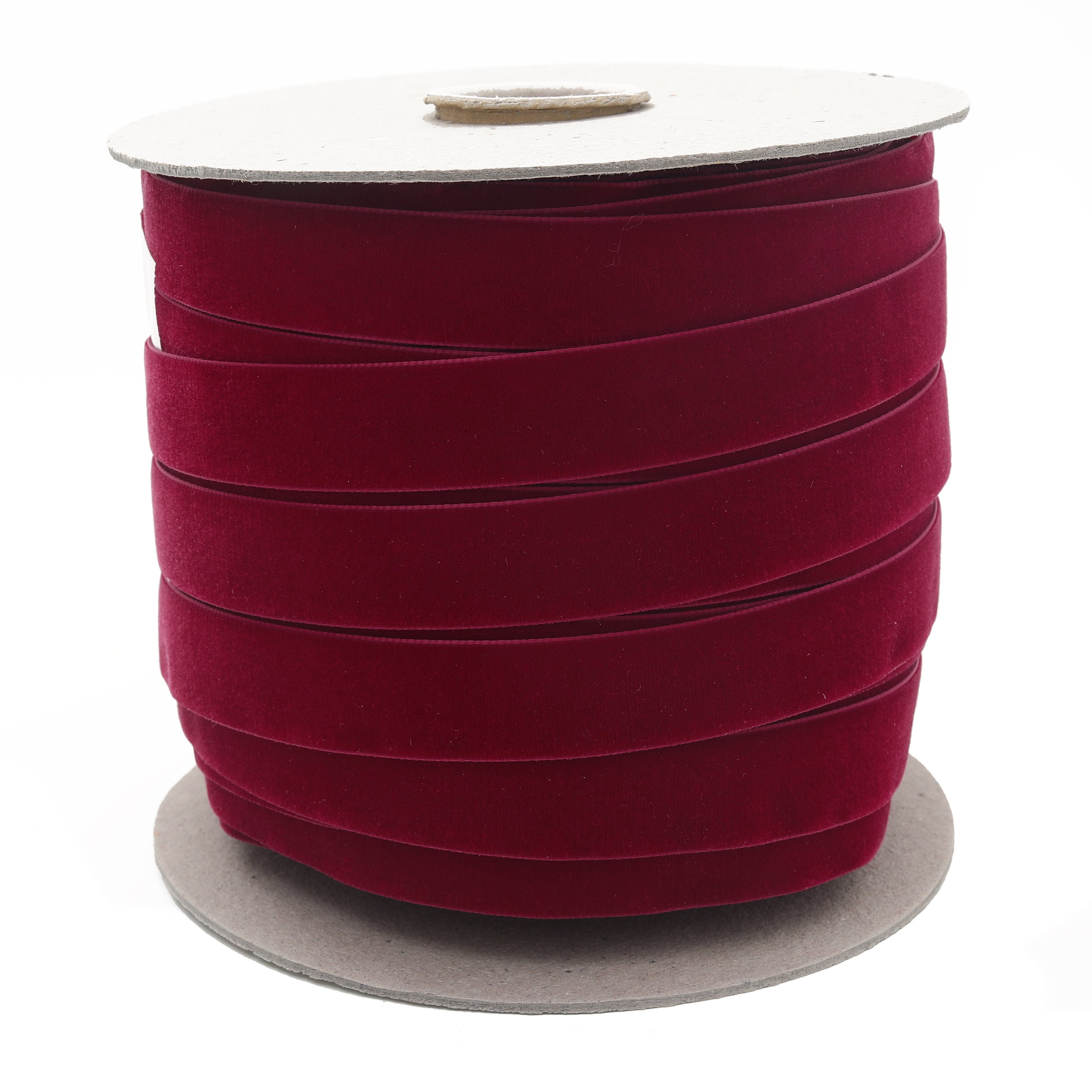 Wine Swiss Velvet Ribbon: Deep Red Velvet Trim by the Yard - Etsy
