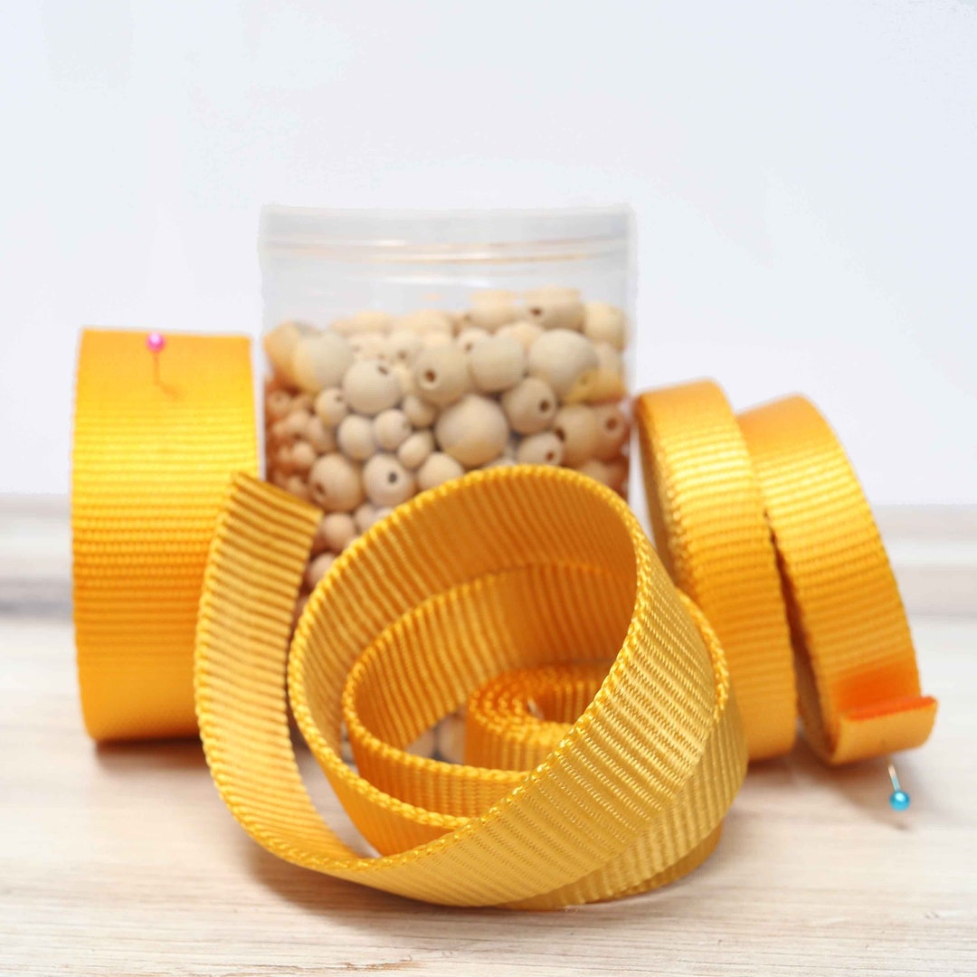 Yellow Nylon Webbing | Heavy Duty Yellow Nylon Webbing by the Yard ...