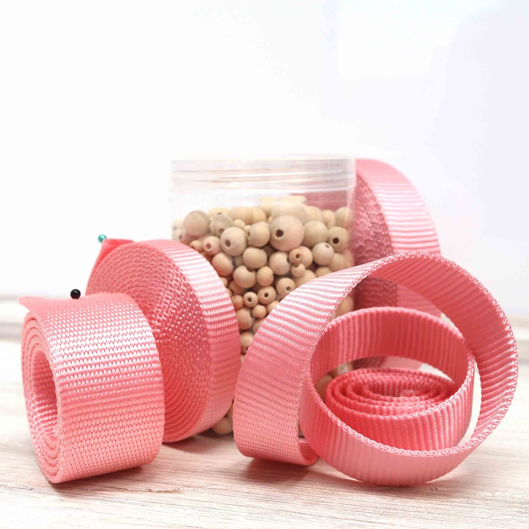 Pink Nylon Webbing | 5/8 Pink Webbing 3/4 Pink Webbing 1 Pink Webbing 1 ...