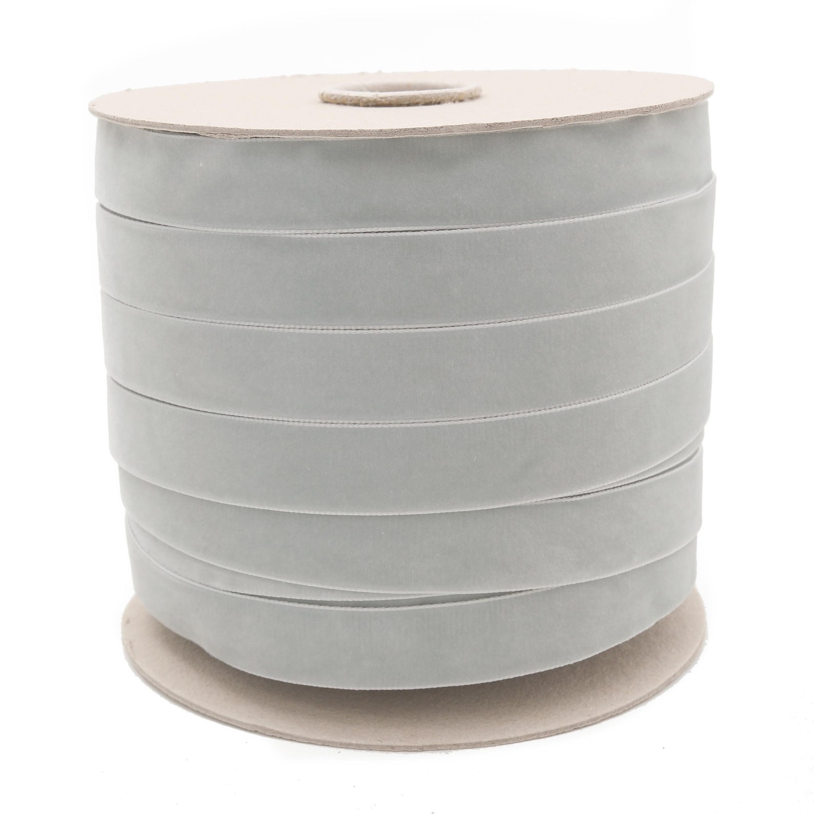 Silver Velvet Ribbon by the Yard Light Grey Wedding Velvet | Etsy