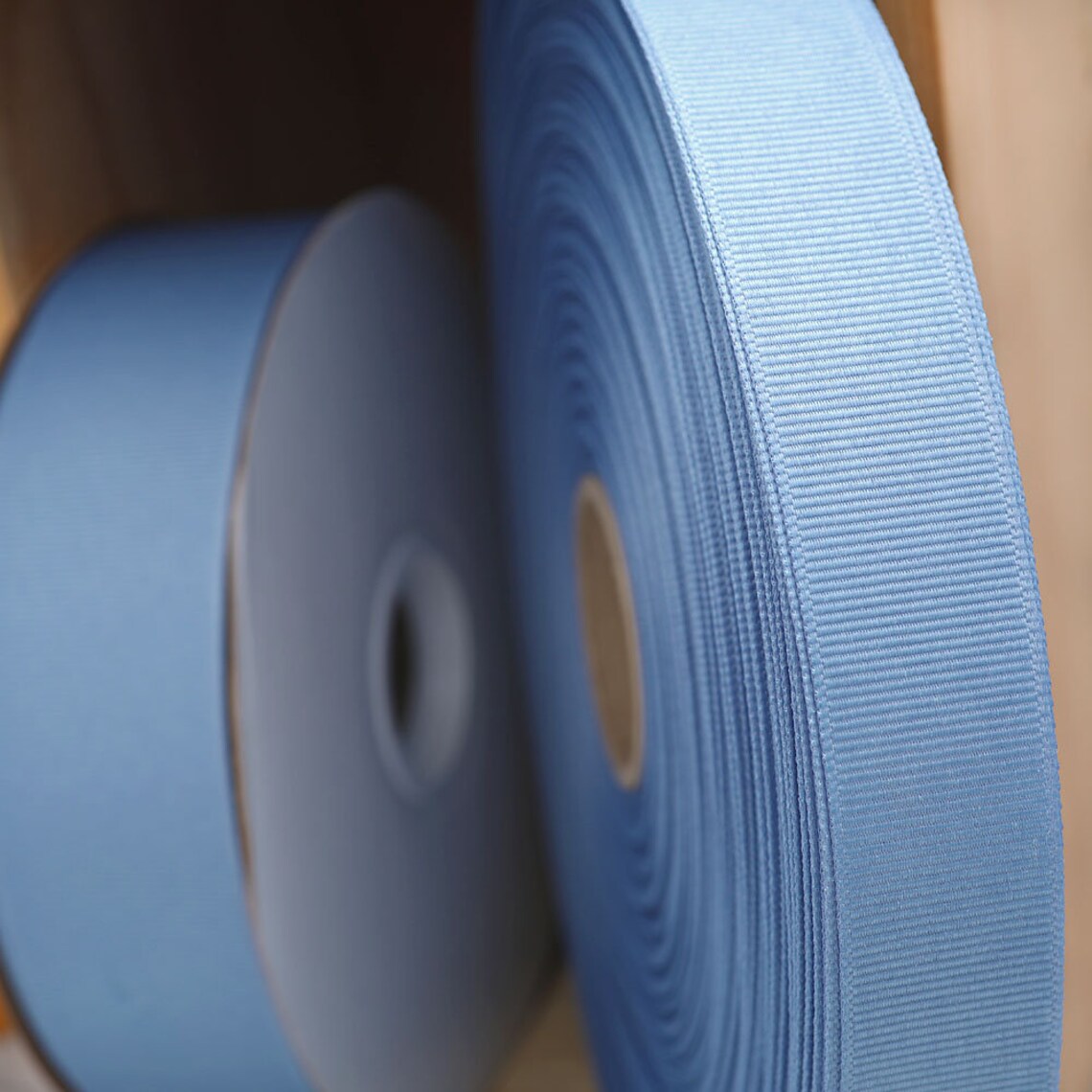 Bluebird Blue Grosgrain Ribbon Full Roll Only 4 Widths - Etsy