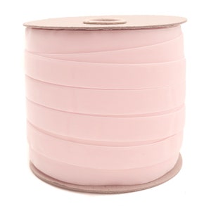 Pink Swiss Velvet Ribbon by the Yard | Pastel Pink Wedding Velvet Trim ...