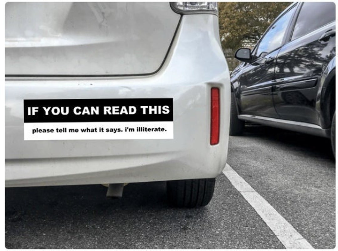 If You Can Read This... Bumper Sticker / Magnet - Etsy