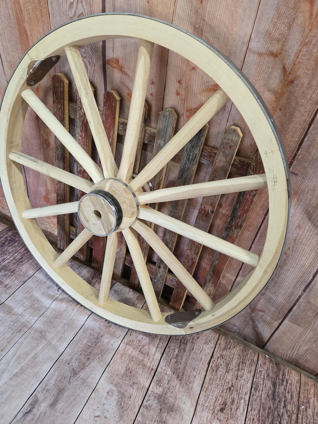 Handcrafted Heavy Duty Cannon & Western Wagon Wheels With Ash Hub - Multiple Sizes Available - Etsy