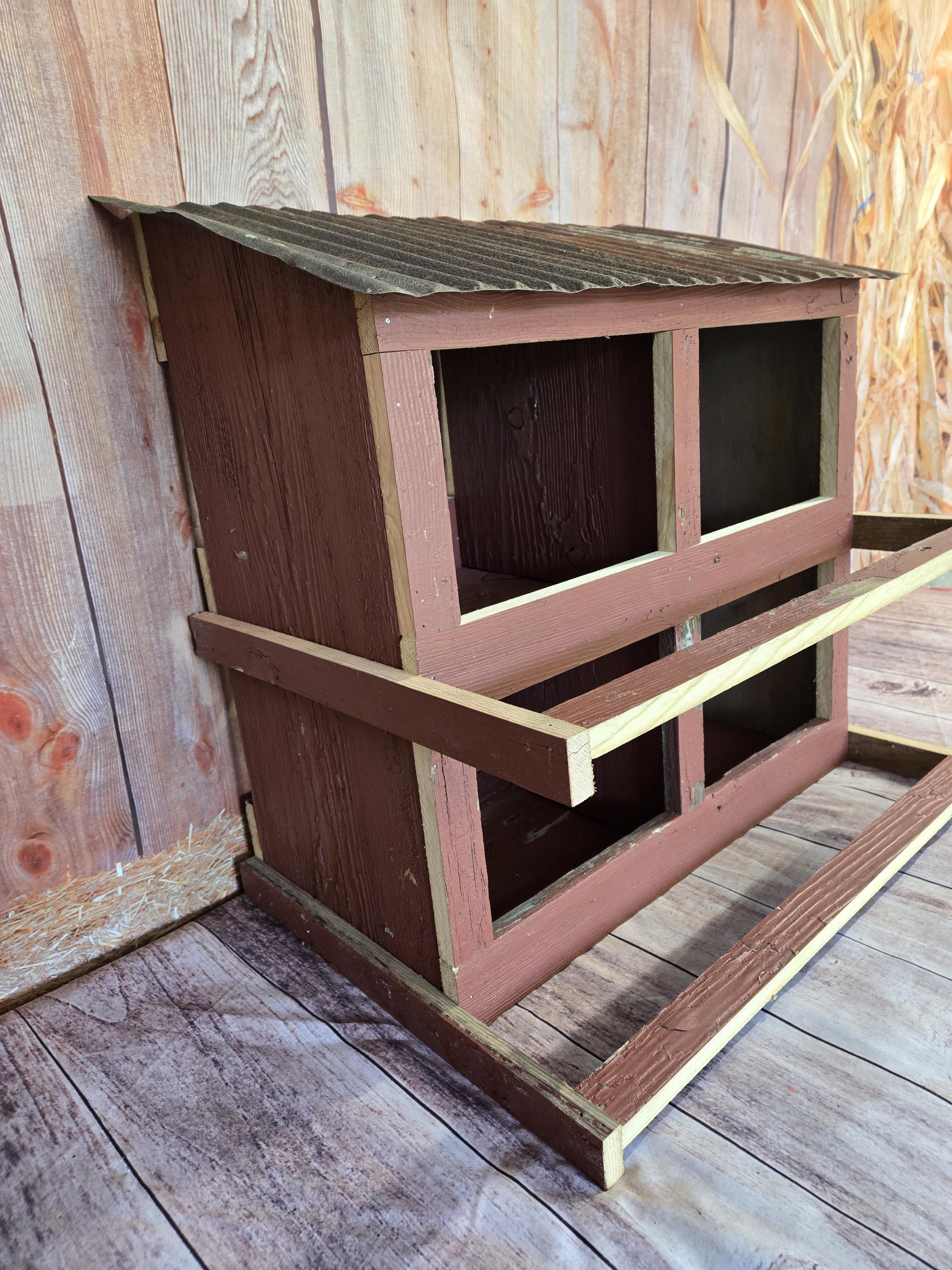 Large Functional Chicken Nesting Box Wall or Floor Mount Cabinet Made ...