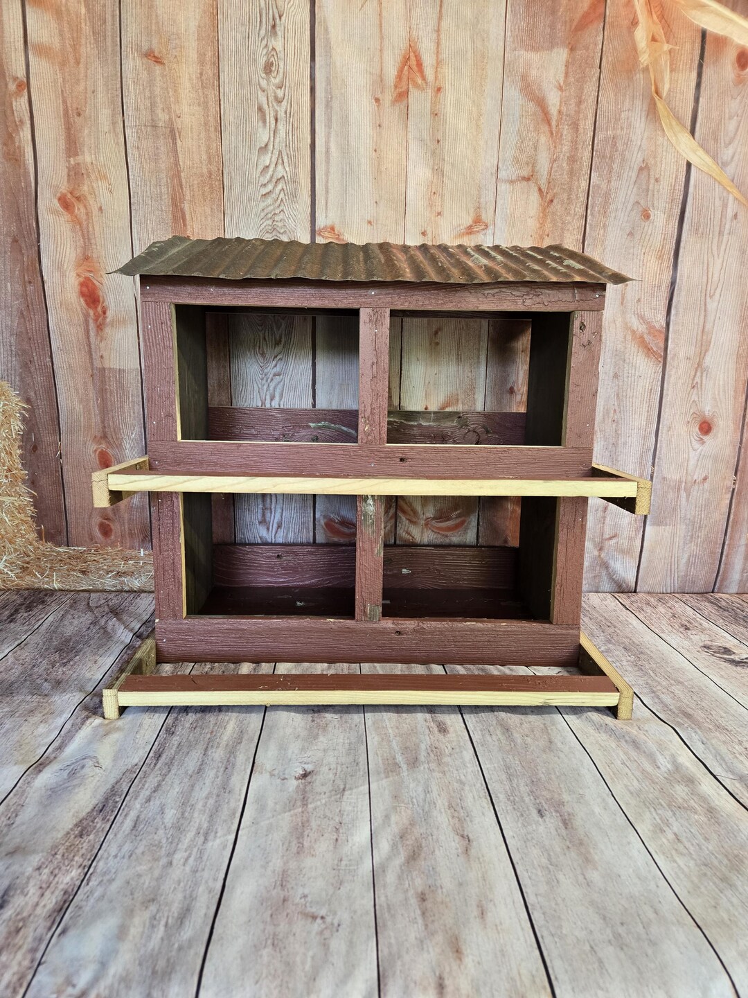 Large Functional Chicken Nesting Box Wall or Floor Mount Cabinet Made ...