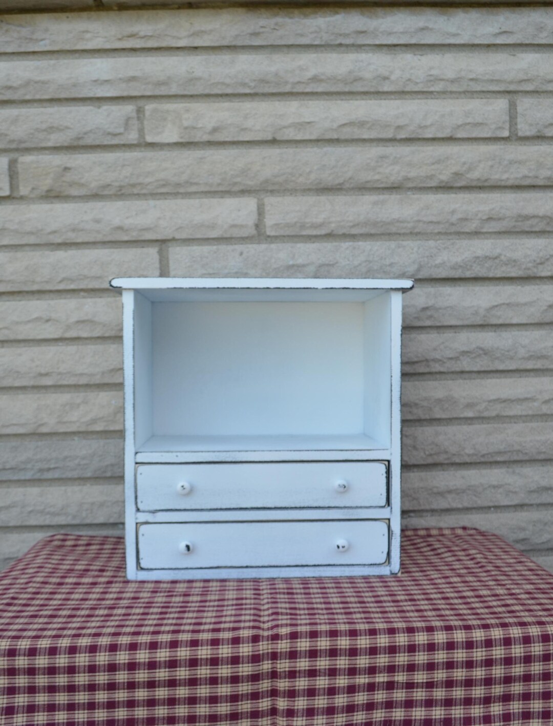 Rustic Tabletop Cabinet: Space-saving Jewelry Box With Drawers ...