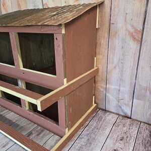 Large Functional Chicken Nesting Box Wall or Floor Mount Cabinet Made ...