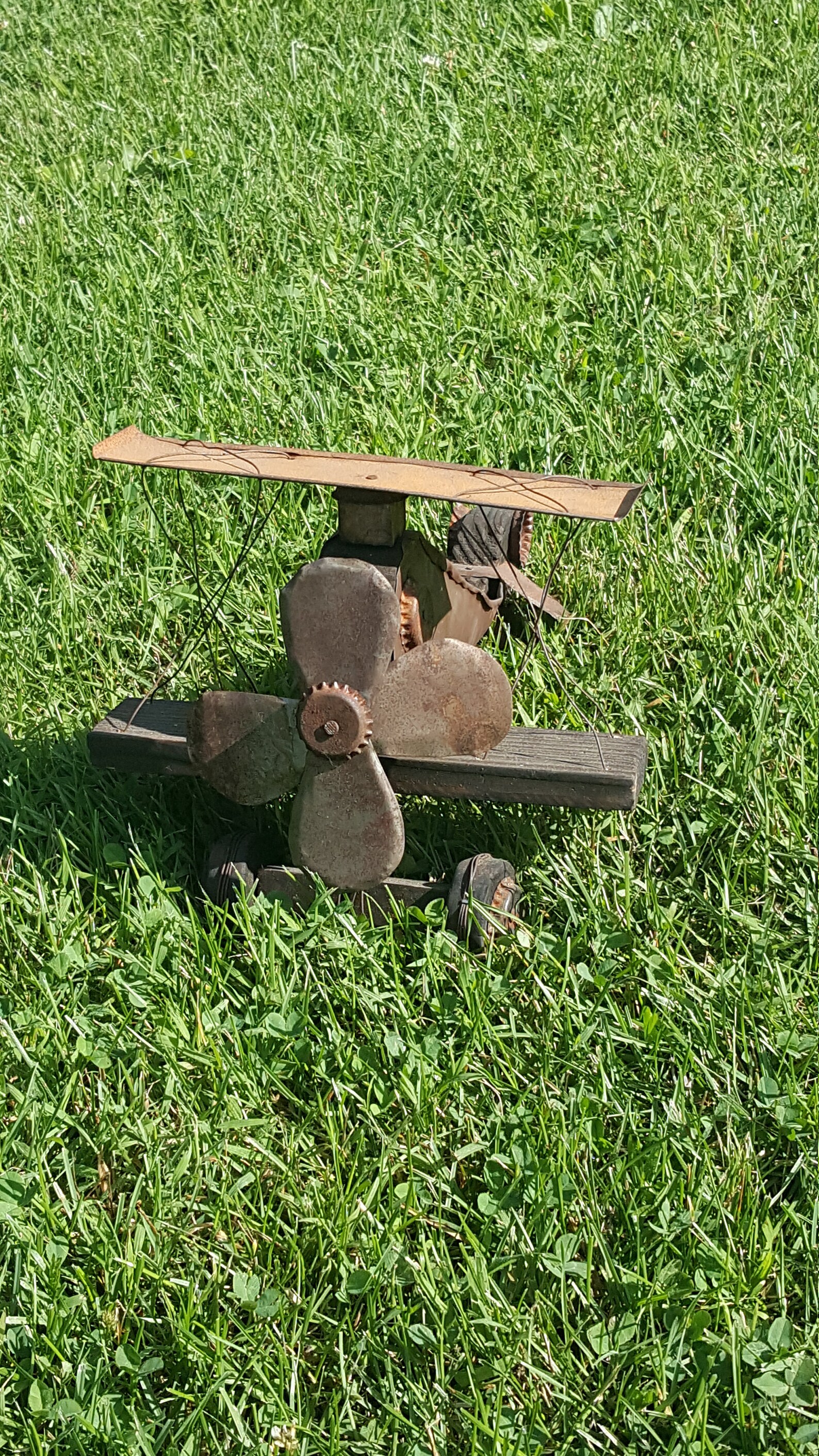 Vintage/rustic Airplane Made From Different Materials - Etsy