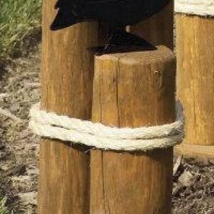 Handmade Nautical Seaside Small Pier Post Decoration With Rope Deck ...