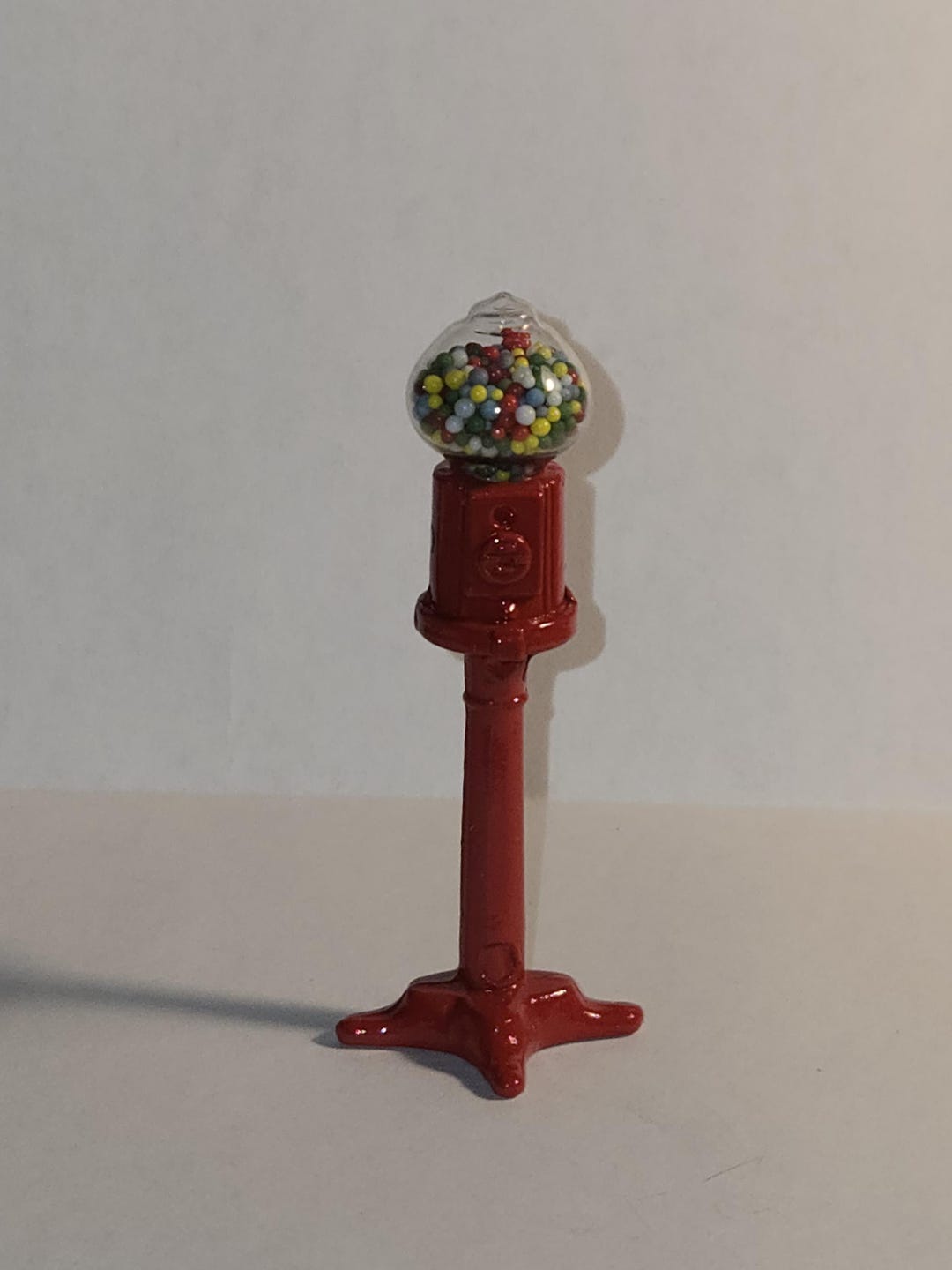 Miniature Metal Gumball Machine: Dollhouse, Train Set & Small Town ...