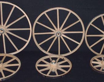 Wooden Wagon Wheel - Etsy