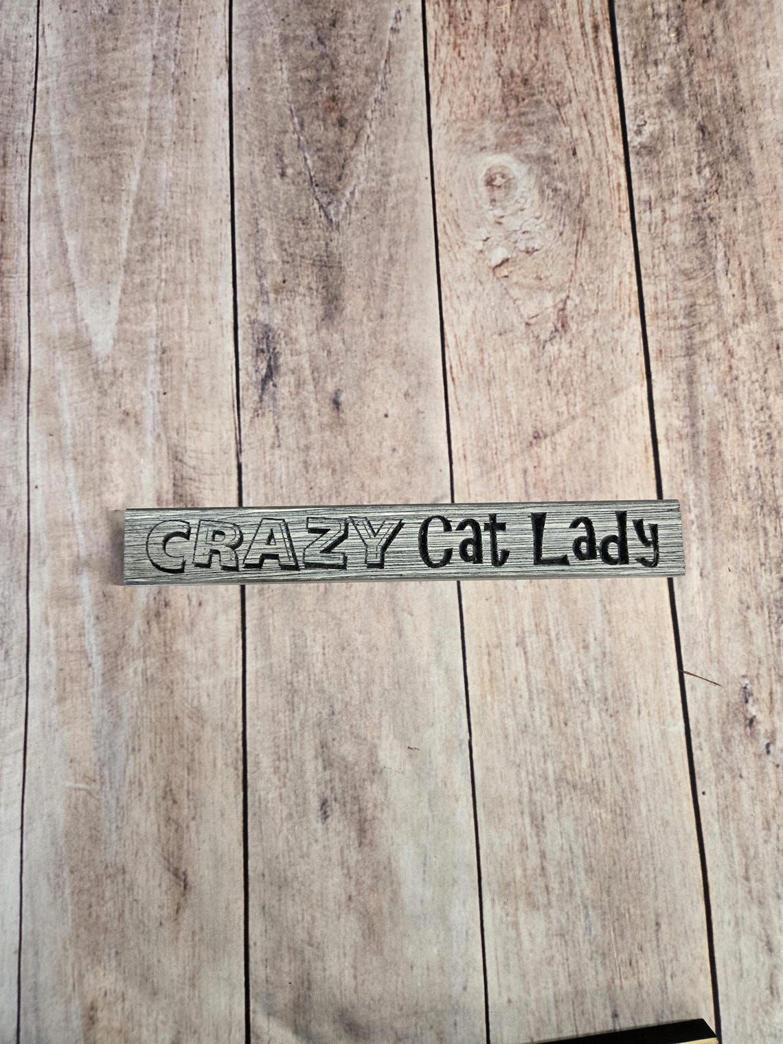 Routed Pine Sign "crazy Cat Lady" Cat Sign Stocking Stuffer Cheap Gift ...
