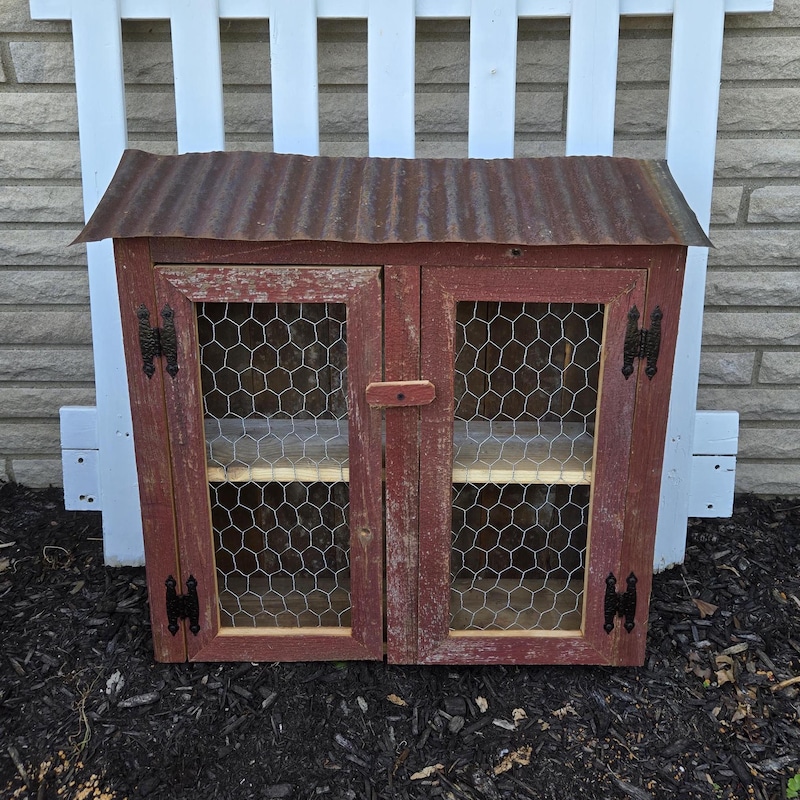 Chicken Wire Cabinet - Etsy