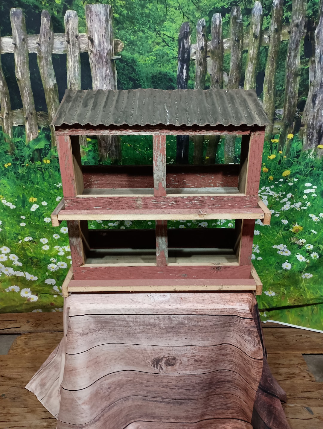 Chicken Nesting Box Wall or Floor Storage Display Cabinet Made of Barn ...