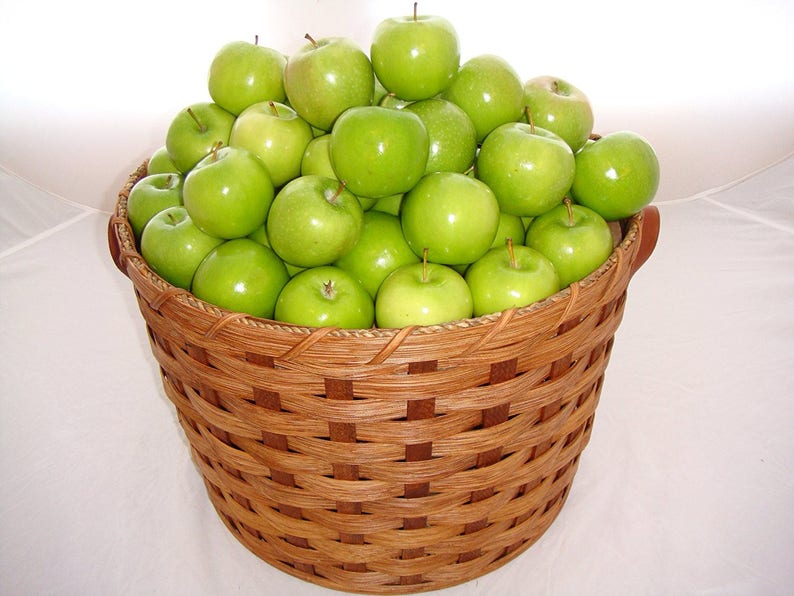 Large Fall Harvest Apple Fruit Basket | Etsy