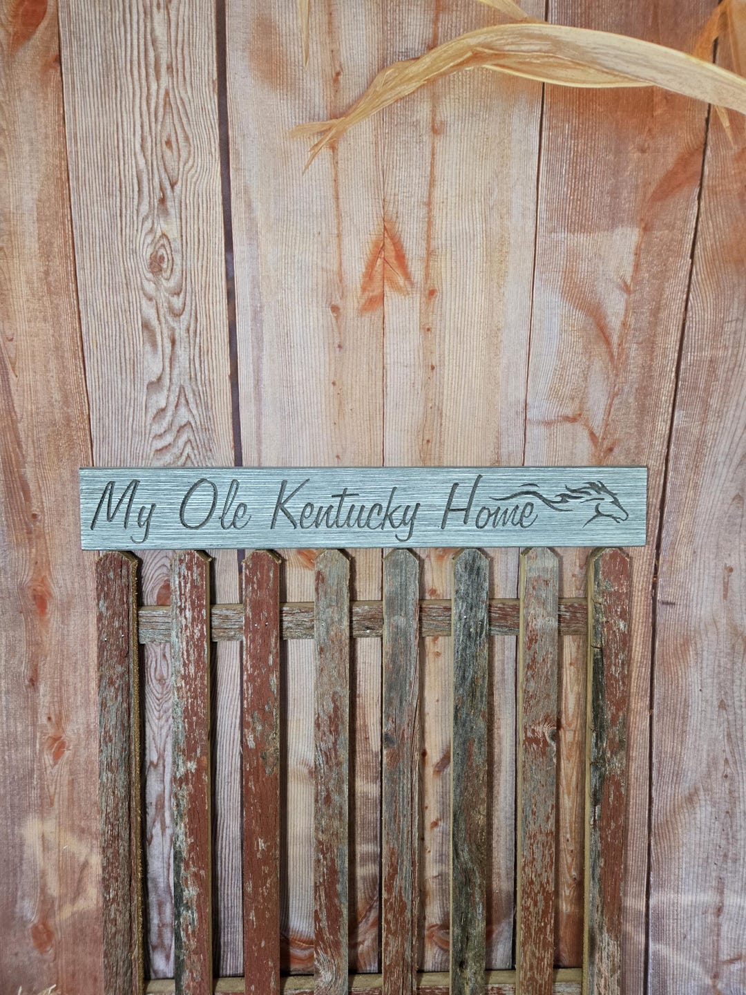 Routed Pine Sign "my Ole' Kentucky Home "24" X 5/12" X 3'4" Wood ...