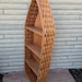 Handcrafted Nautical Boat Shelf With Basket Reed & Solid Wood - Large ...