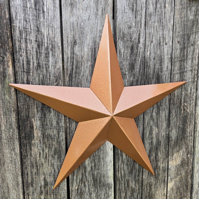 Metal Star Copper Bronze - Etsy