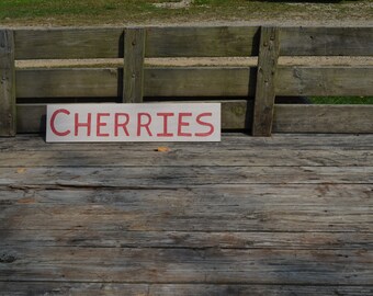 Cherries Sign | Etsy